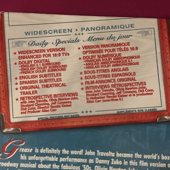 Paramount | Media | Grease Dvdwidescreen Edition Dvd John Travolta ...